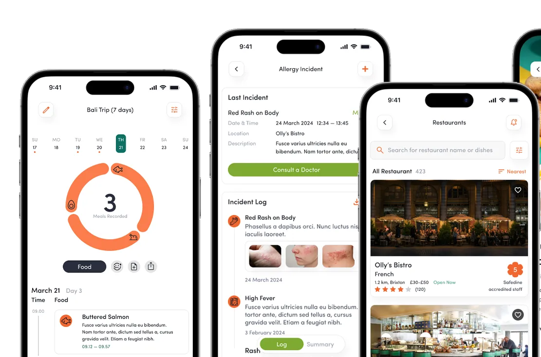 Homepage - Safedine - Your Allergy-Safe Dining Companion